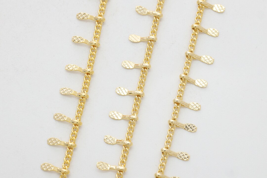 Lace Chain[s], Nickel Free, CJ26-04, 1m, Chain 1.6x0.9mm, Lace 6.6x1 ...