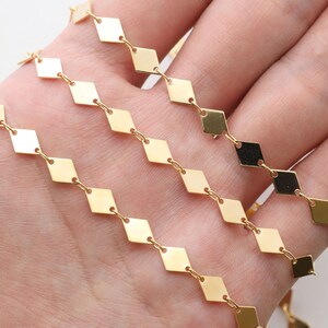 Handmade Chain, Nickel Free, CJ21-09, 1m, 9x6mm, 16K Gold Plated Brass ...