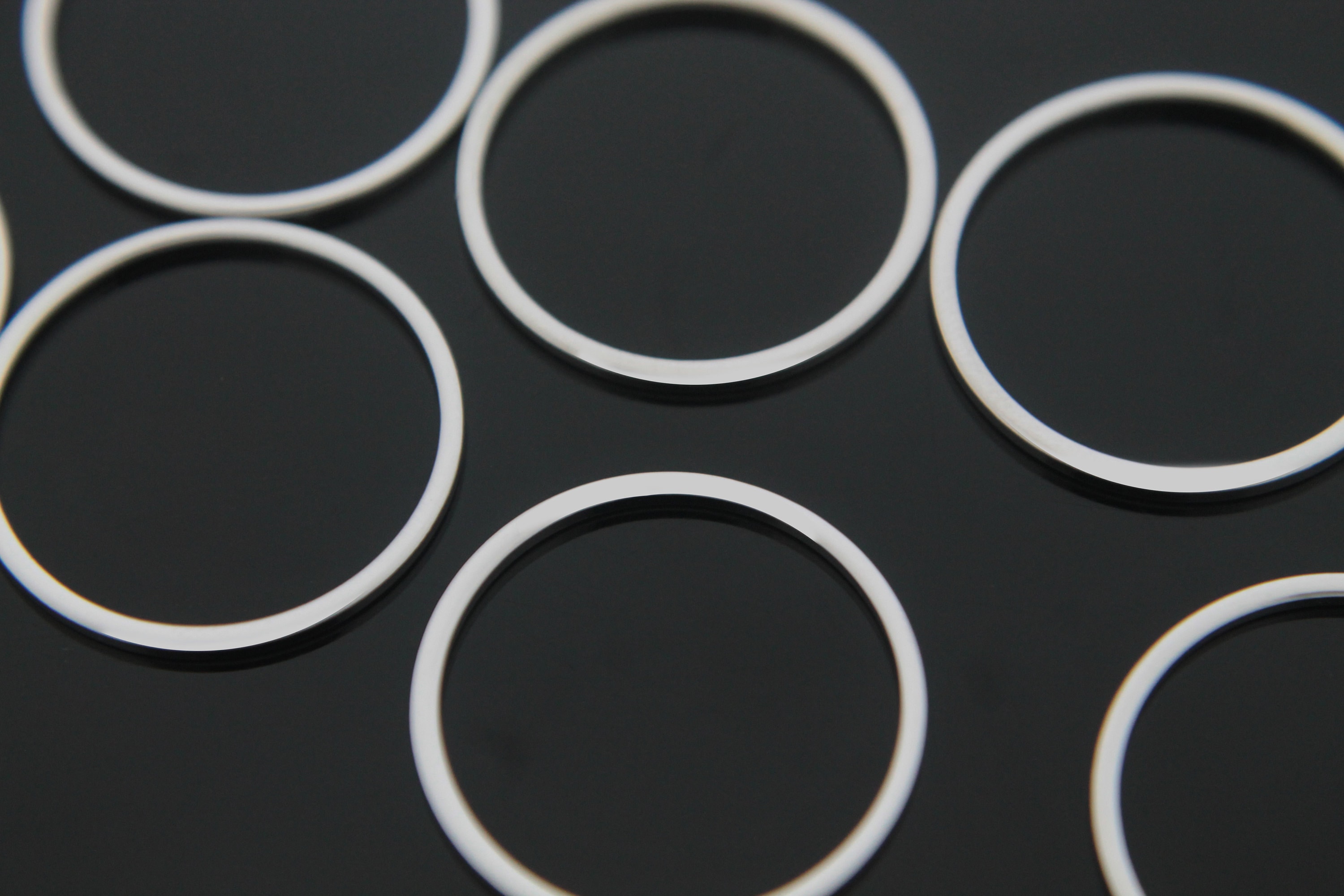 Ring charm G6-R2 20 pcs Nickel free 20x1x1mm Round flat | Etsy