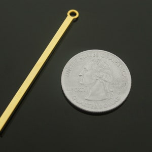 Horizontal Stick Pendant, S45-P4, 1 Piece, Nickel Free, 16K Gold Plated ...