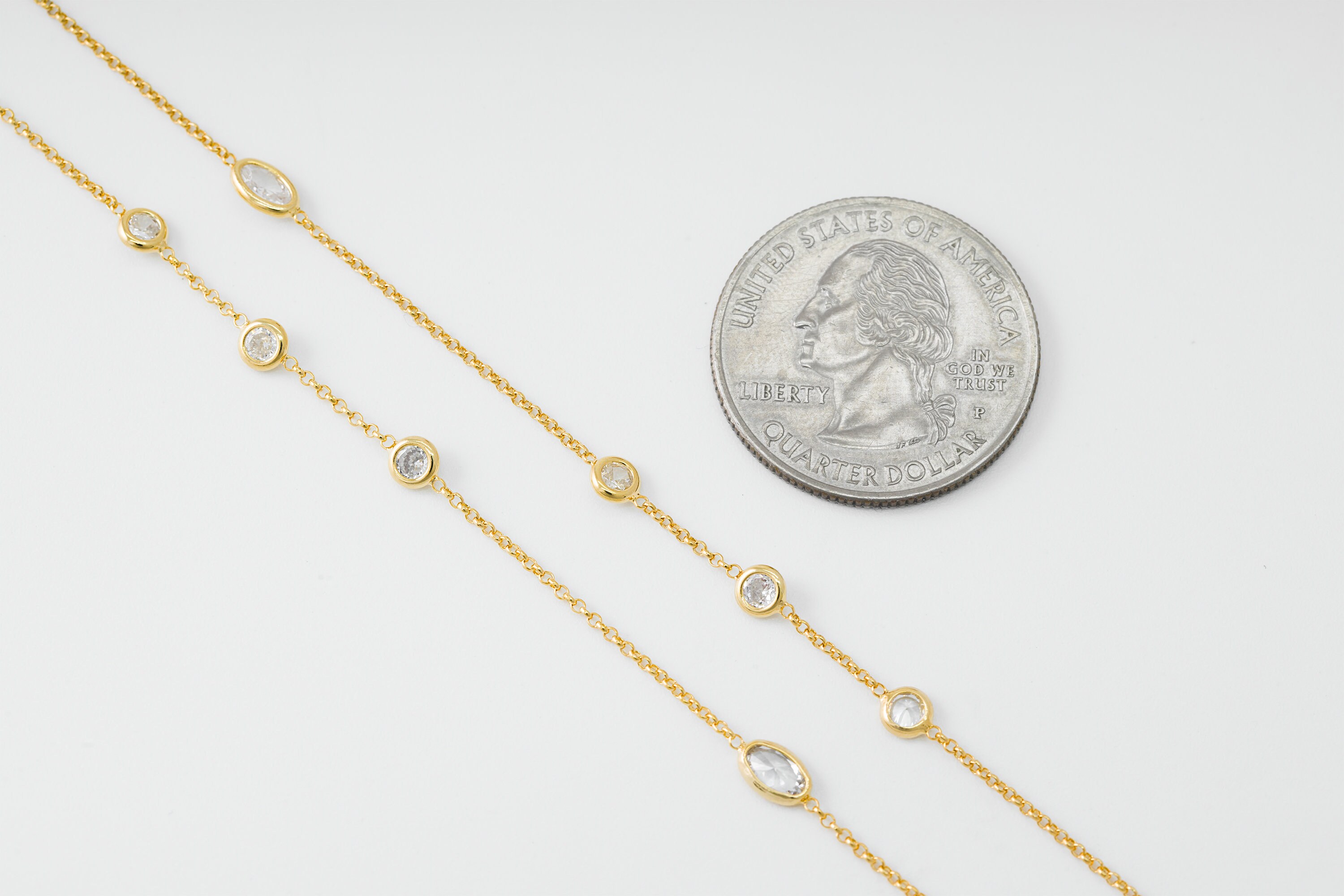 Cubic Beaded Chain CJ50-10 1 Meter 16k Gold Plated Brass - Etsy