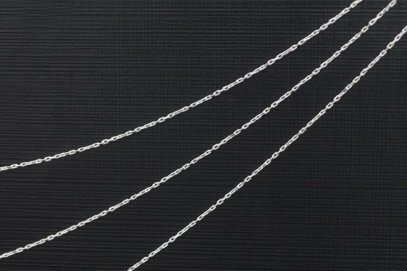 Thinnest Ever Dainty Chain Nickel free CJ22-09 1m | Etsy