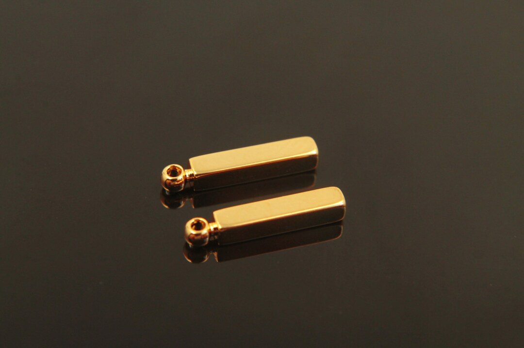 Square Stick, S96-G2, Nickel Free, 2 Pcs, 12x2mm, Sticks Pendant, Stick ...