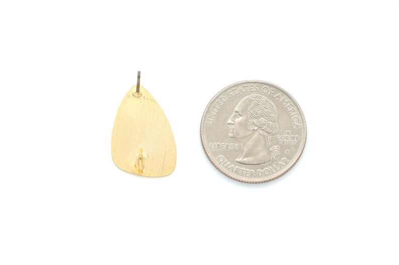 POST ONLY Rounded Triangle Post w/ link T8-P1 2 pcs 16K | Etsy