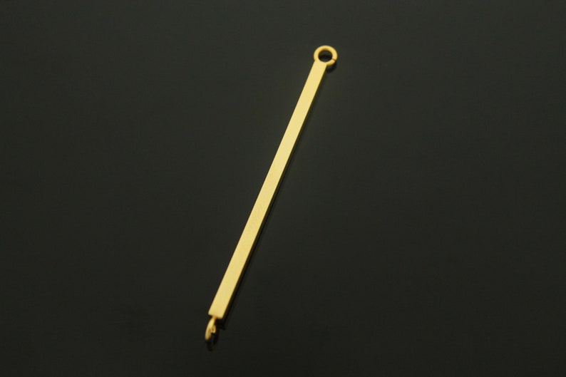 Horizontal Stick Pendant S45-P4 1 Piece Nickel Free 16K - Etsy
