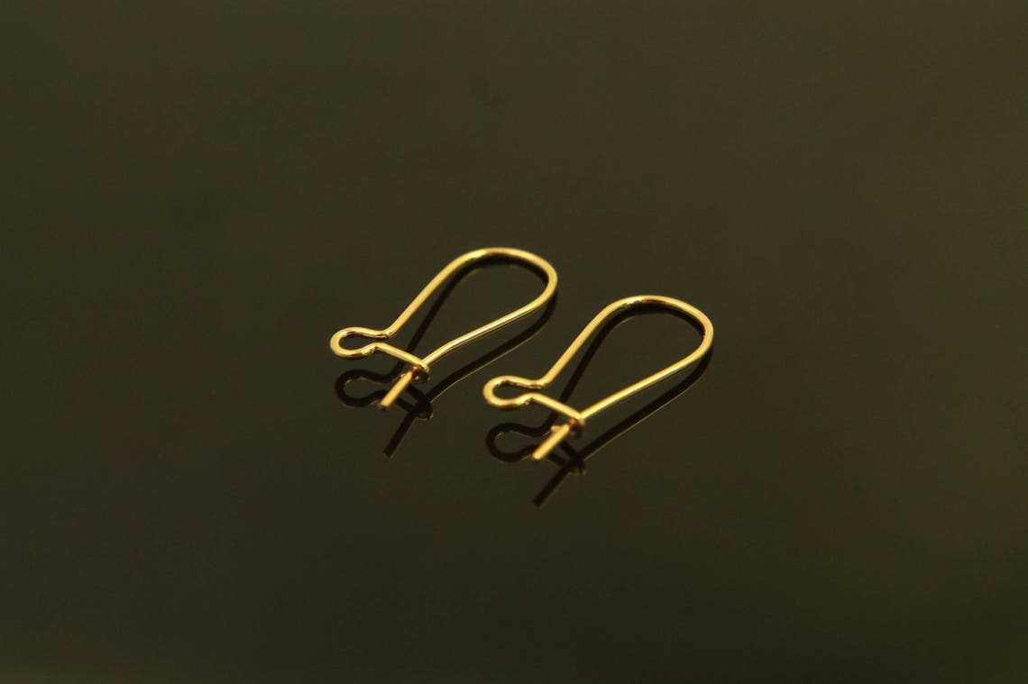 Kidney Earring Hook W/ Link S Nickel Free E7-G4 10 Pcs - Etsy