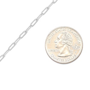 Patterned Rectangle Chain, CJ41-02R, 1m, 6x2.5mm Link, Nickel Free ...