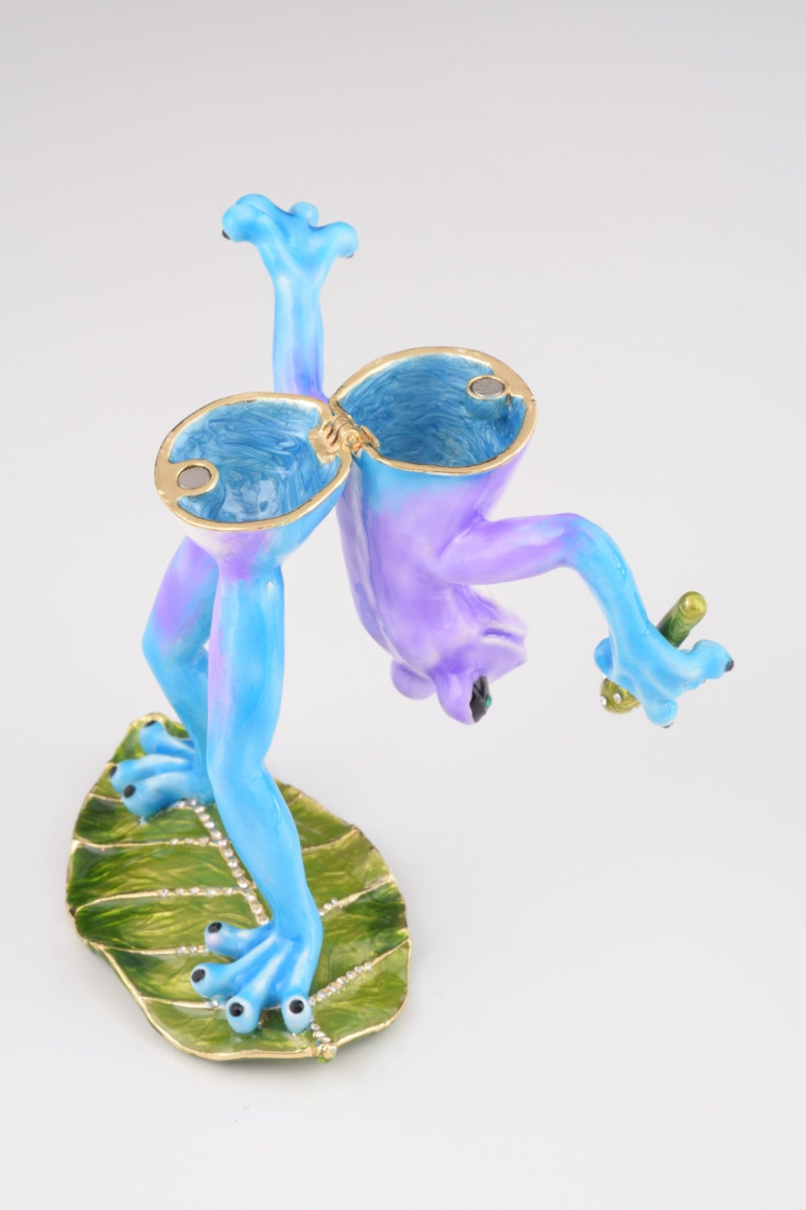 Frog with Microphone Faberge Style Trinket Box Handmade | Etsy