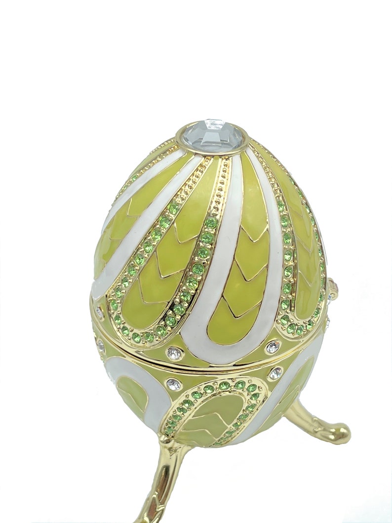 Green Music Box Fur Elise by Beethoven Faberge Egg Trinket Box | Etsy