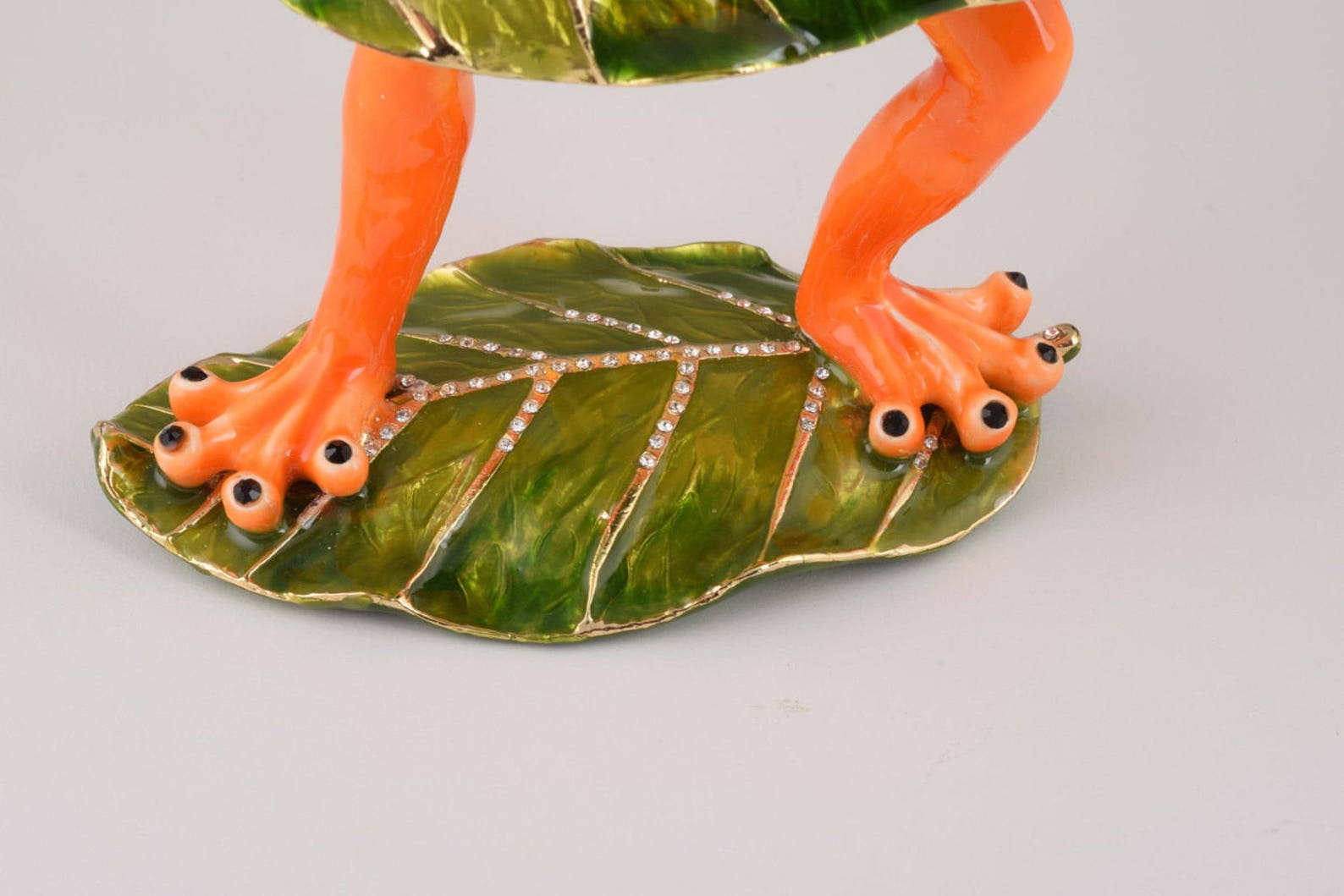 Piano Playing Frog Faberge Styled Trinket Box Handmade | Etsy