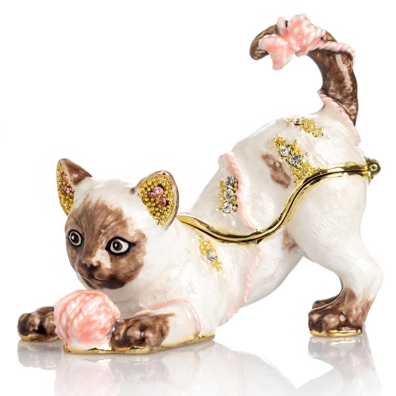 Cat Trinket Box - Etsy