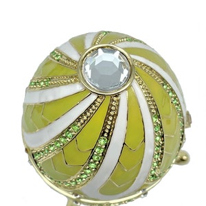 Green Music Box Fur Elise by Beethoven Faberge Egg Trinket Box - Etsy