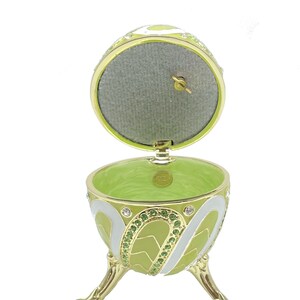 Green Music Box Fur Elise by Beethoven Faberge Egg Trinket Box - Etsy
