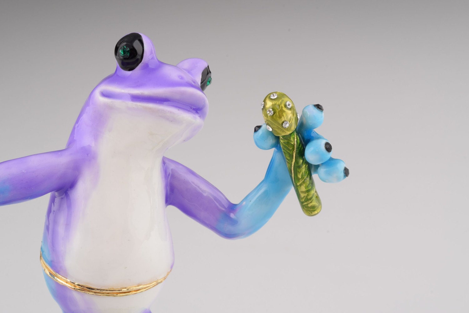 Frog with Microphone Faberge Style Trinket Box Handmade | Etsy