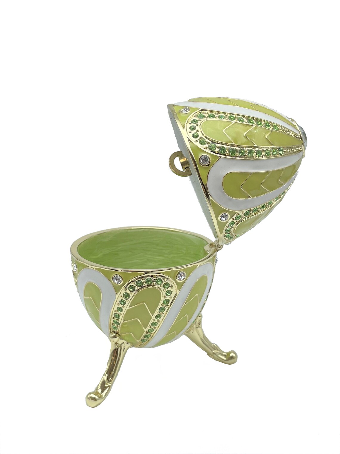 Green Music Box Fur Elise by Beethoven Faberge Egg Trinket Box | Etsy