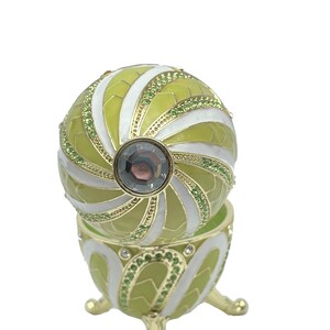 Green Music Box Fur Elise by Beethoven Faberge Egg Trinket Box - Etsy