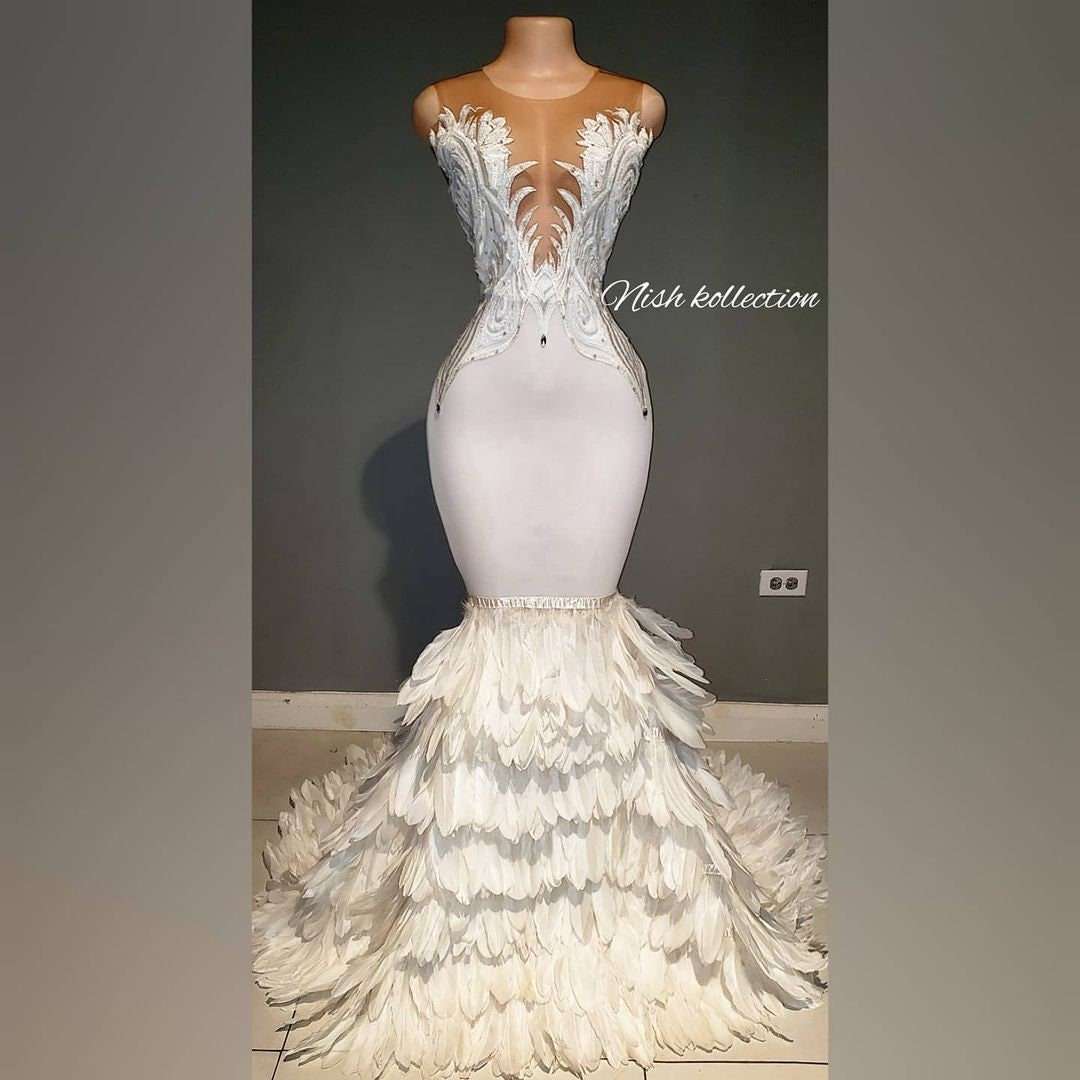 Snowflake Sequin Feather Wedding Reception Prom Pageant - Etsy