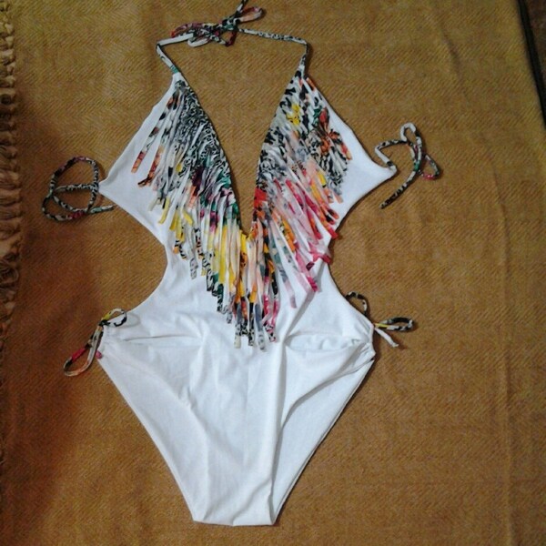 Fringe Bathing Suit Etsy