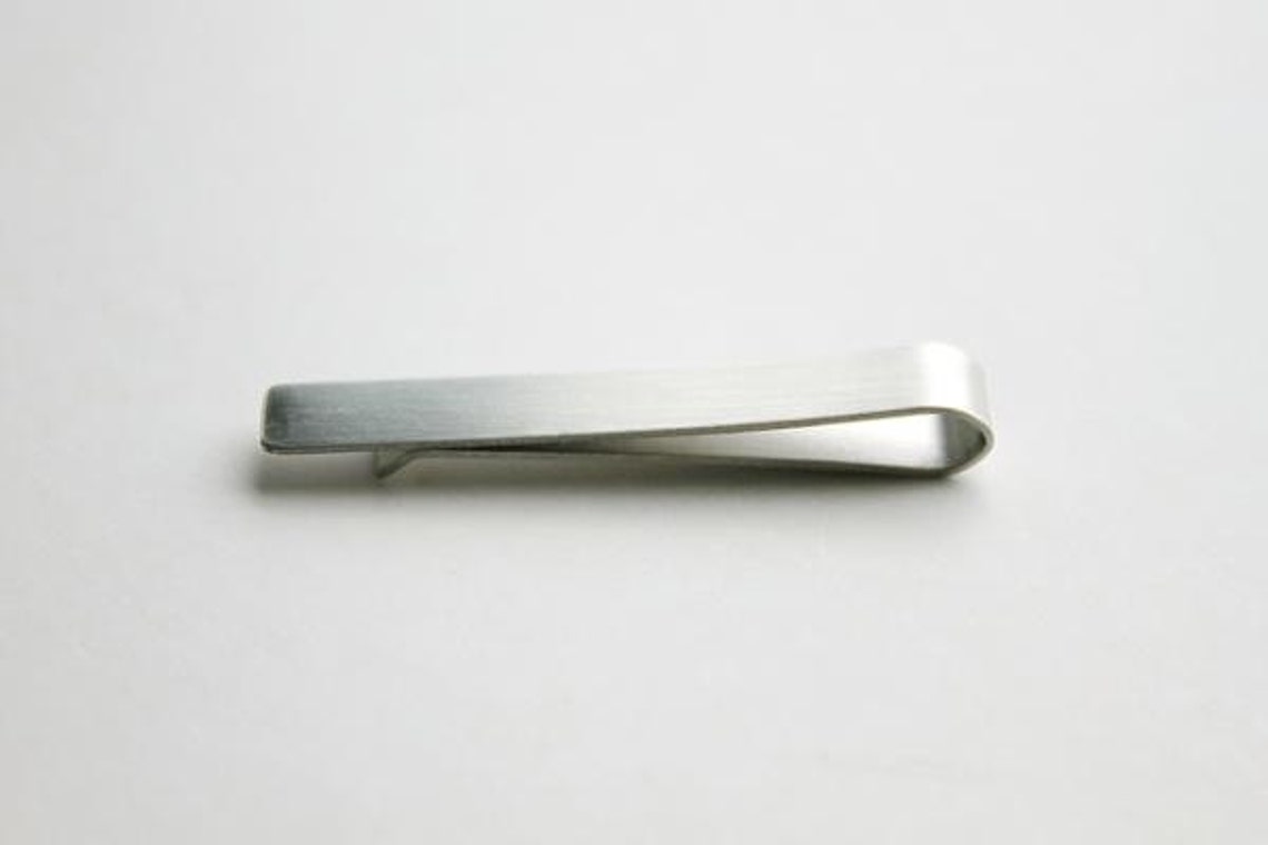 10 Pieces of Tie Clip , 55 X 8 Mm , Slide Bar , Matt Silver Color - Etsy