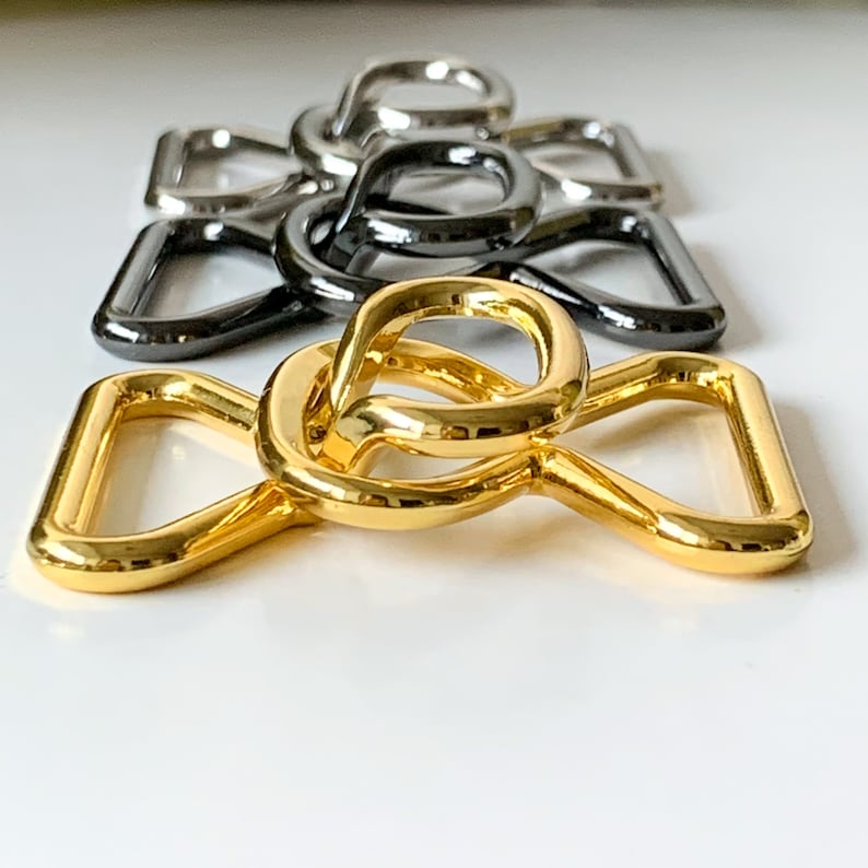 1 Piece 38mm 1.5 Inch Circular Interlocking Buckle, Metal, Gold Color - Etsy