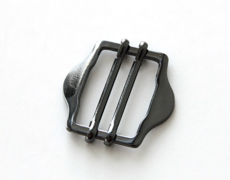 10 Pcs of Metal Vest Buckles 25mm X 18mm (gunmetal Black Finish) - Etsy