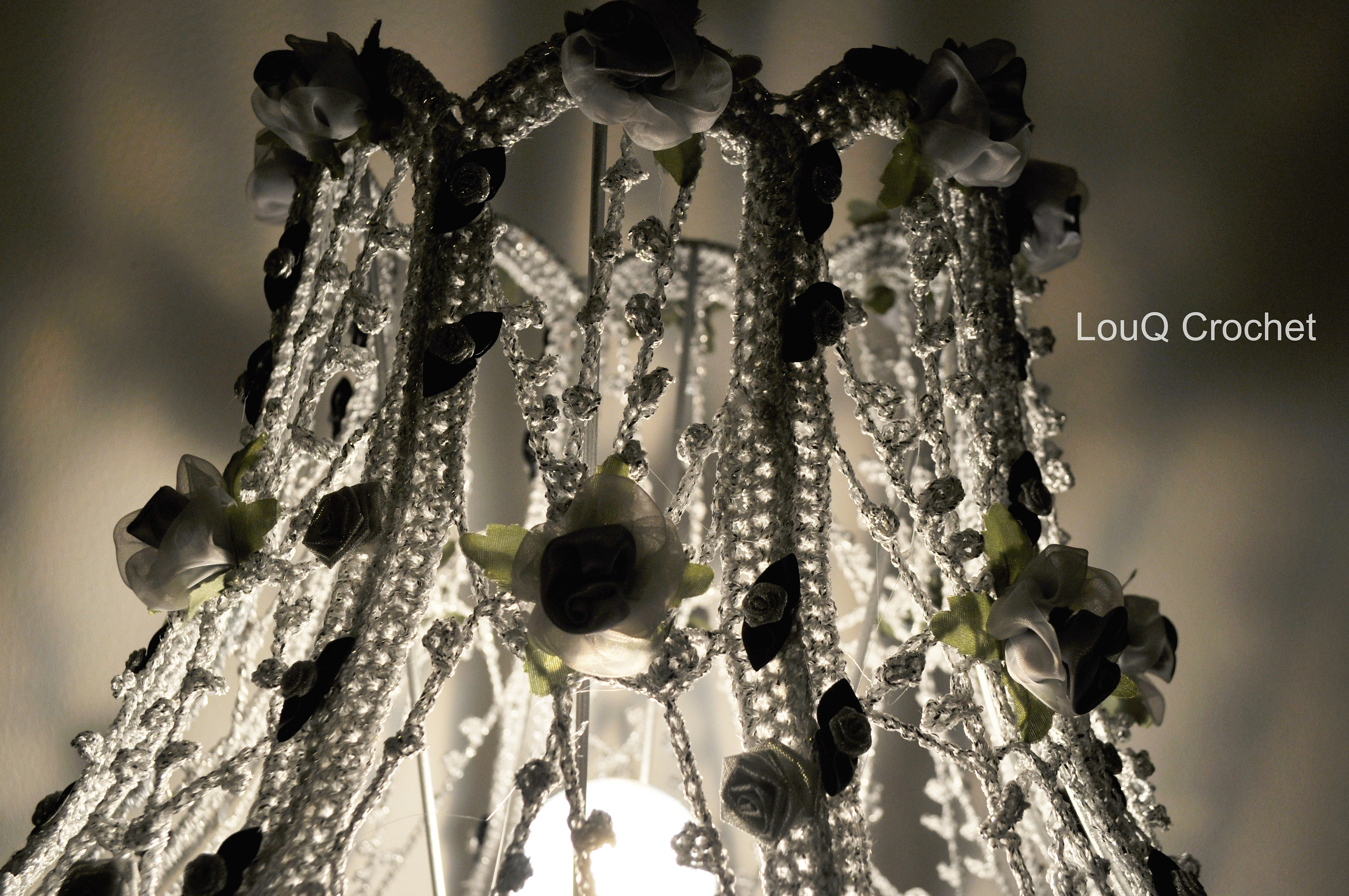 Silver Roses Lampshade - Etsy