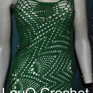 Crochet Green Star Design Dress - Etsy