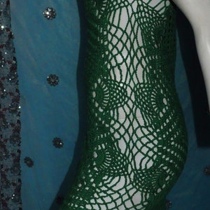 Crochet Green Star Design Dress - Etsy