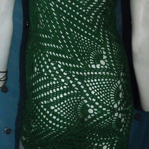 Crochet Green Star Design Dress - Etsy