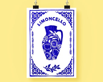 Limoncello Poster | Etsy