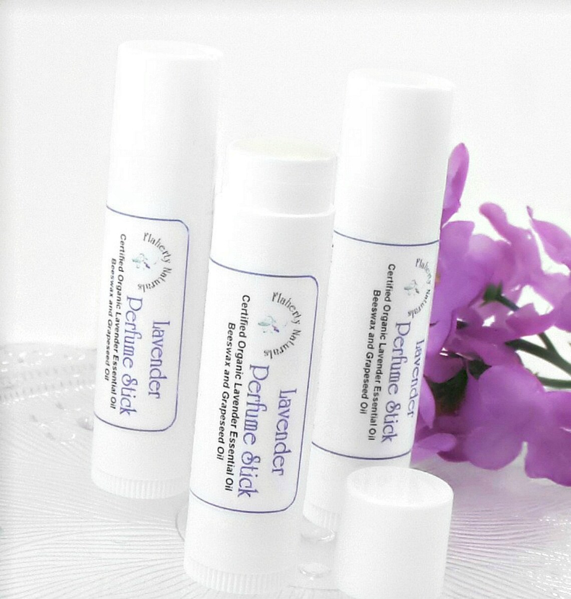 Solid perfume stick all natural Peppermint Lavender organic | Etsy