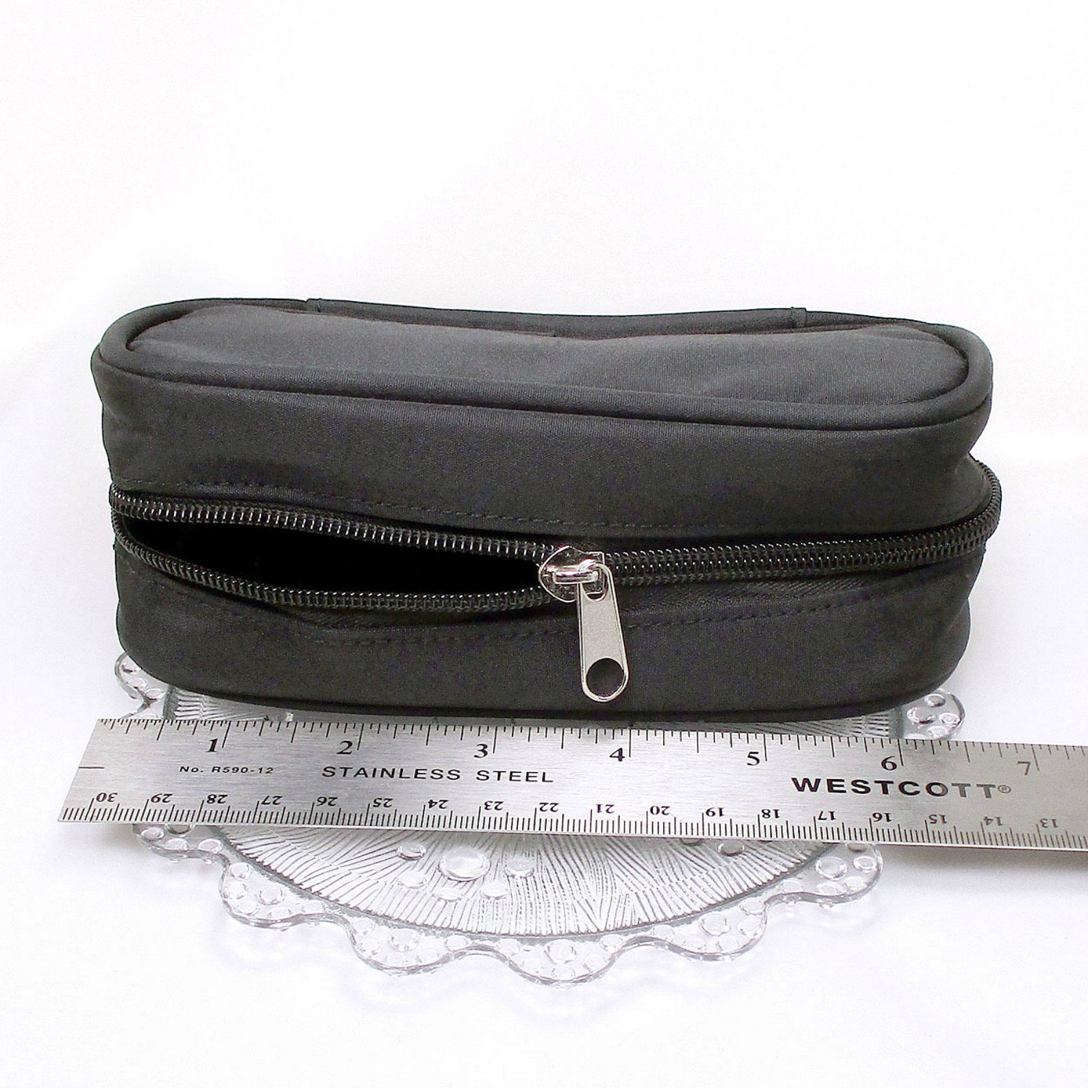 Zipper Storage Case Essential Oil Storage Bag Black Zipper | Etsy