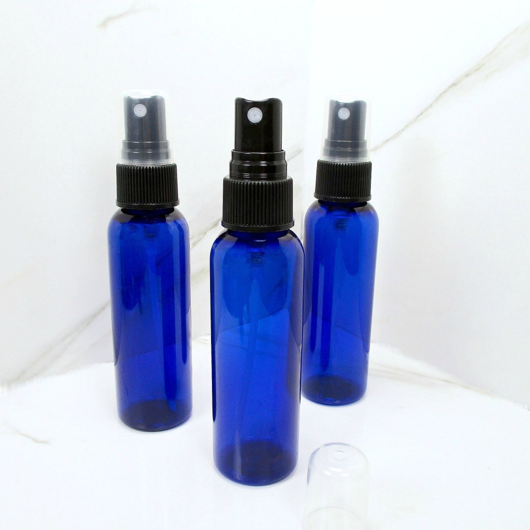 2 Oz Spray Bottles, Set of 3 Blue Empty Plastic Spray Bottles With a ...