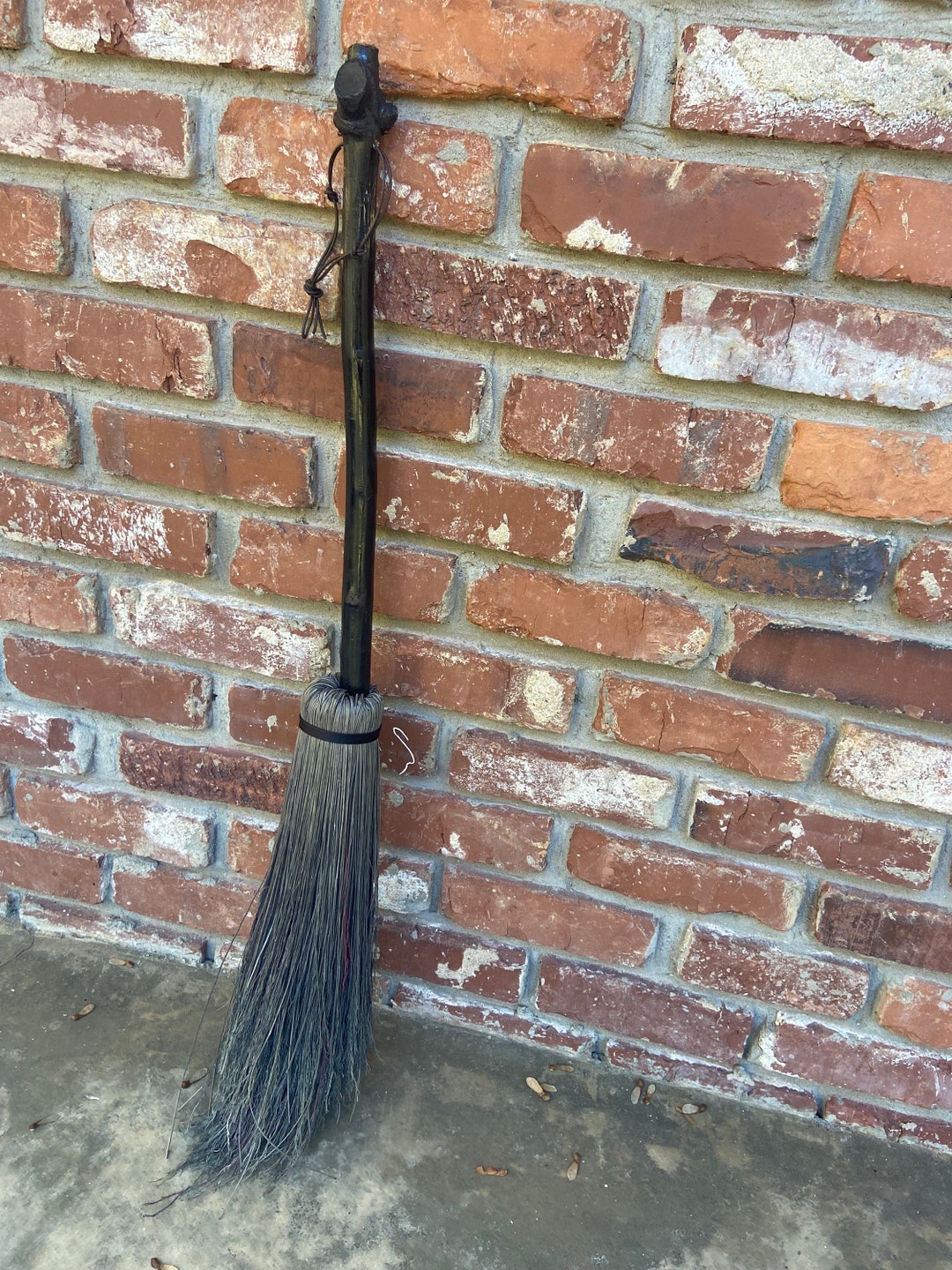A Large Old One/ Black Hearth Broom/ Besom - Etsy