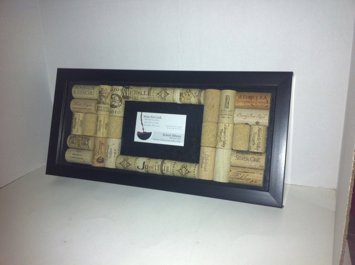 Custom Wine Cork Personalized Frame - Etsy