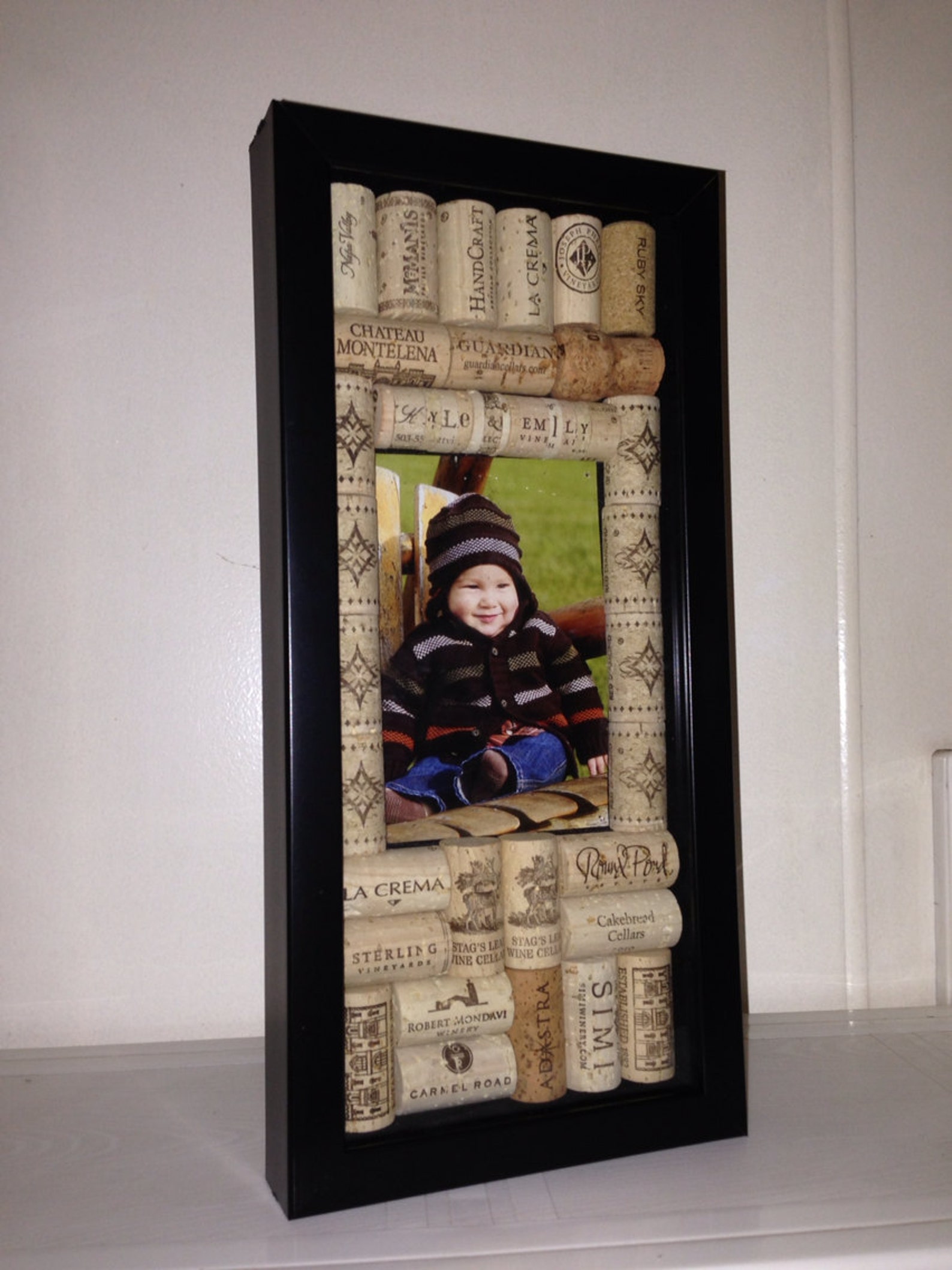 Custom Wine Cork Personalized Frame - Etsy