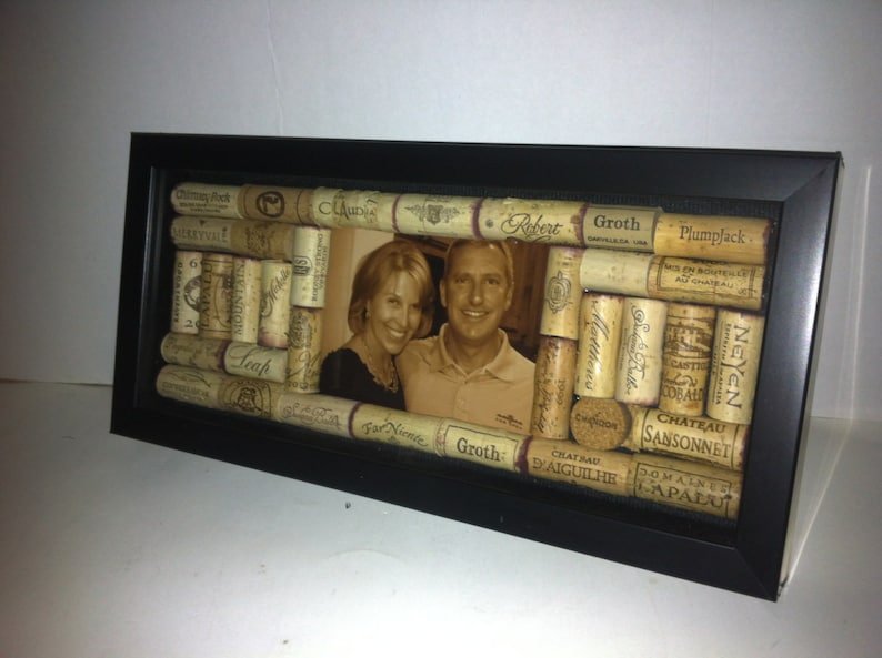 Custom Wine Cork Personalized Frame - Etsy