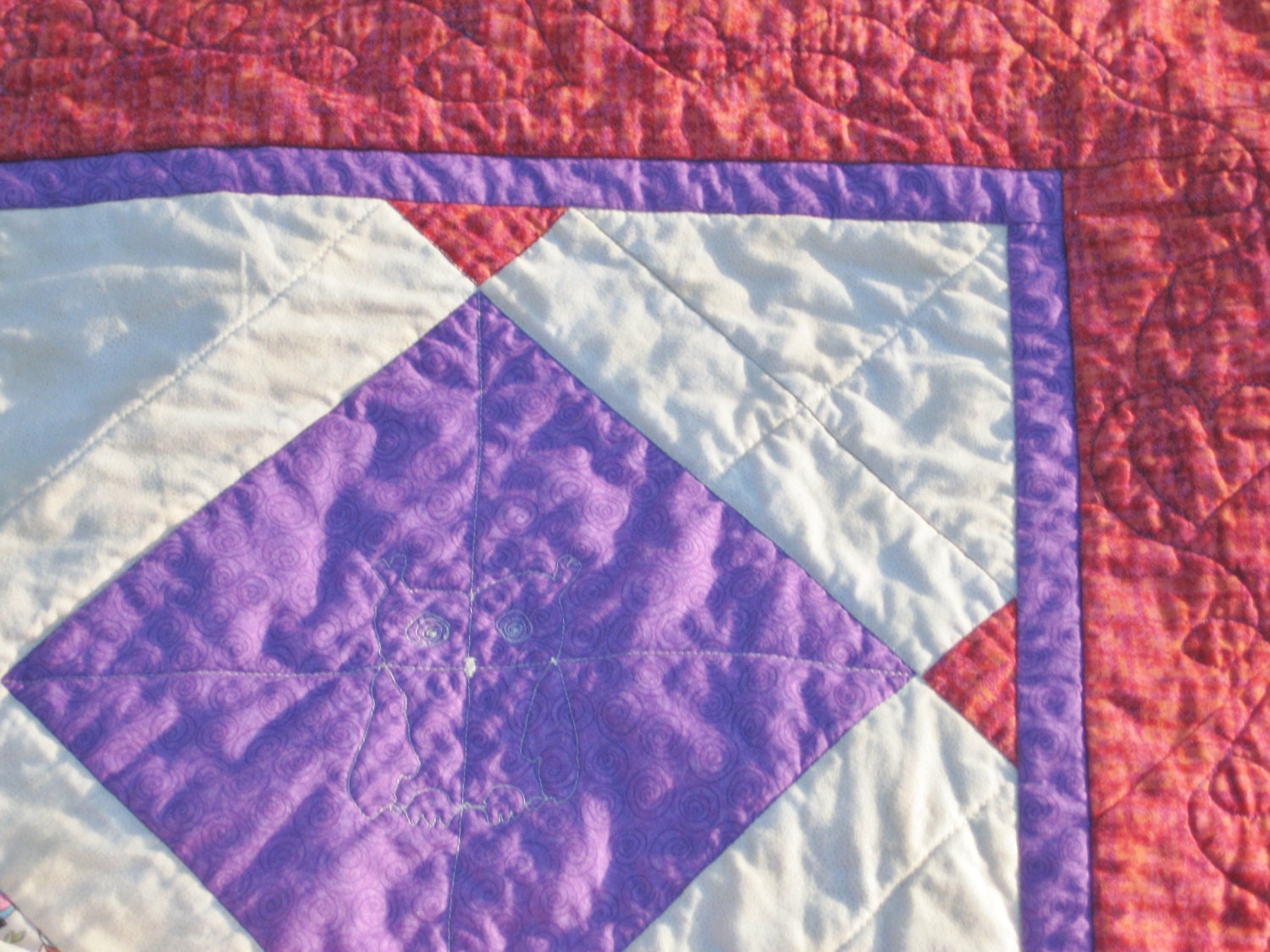 Patchwork Owl Quilt 54x54" Sofa Throw Quilt Picnic Quilt Stadium Quilt ...