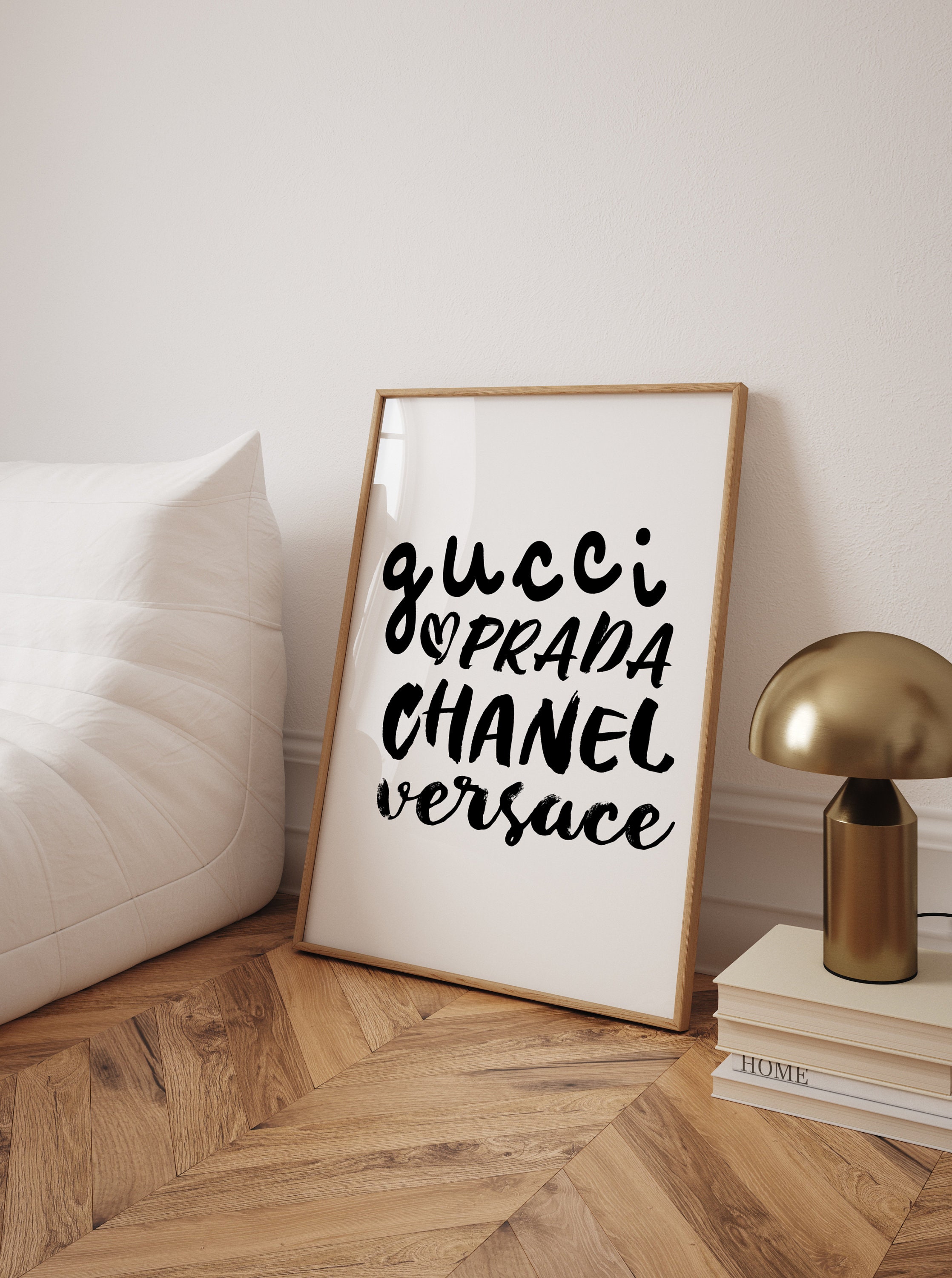 Luxury Brand Wall Decor - Fashion Wall Art - Instant Download ...