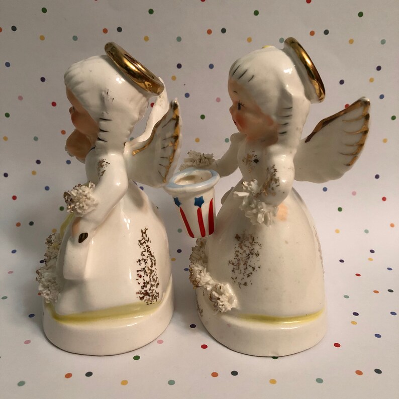 Napco Spaghetti Angel January July Angel of the Month Calendar - Etsy