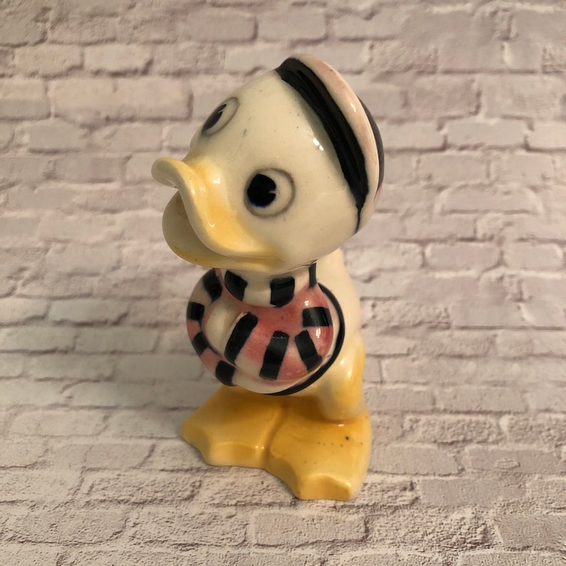 RARE Walt Disney Duck American Pottery Evan K Shaw? Huey Duey Louie ...