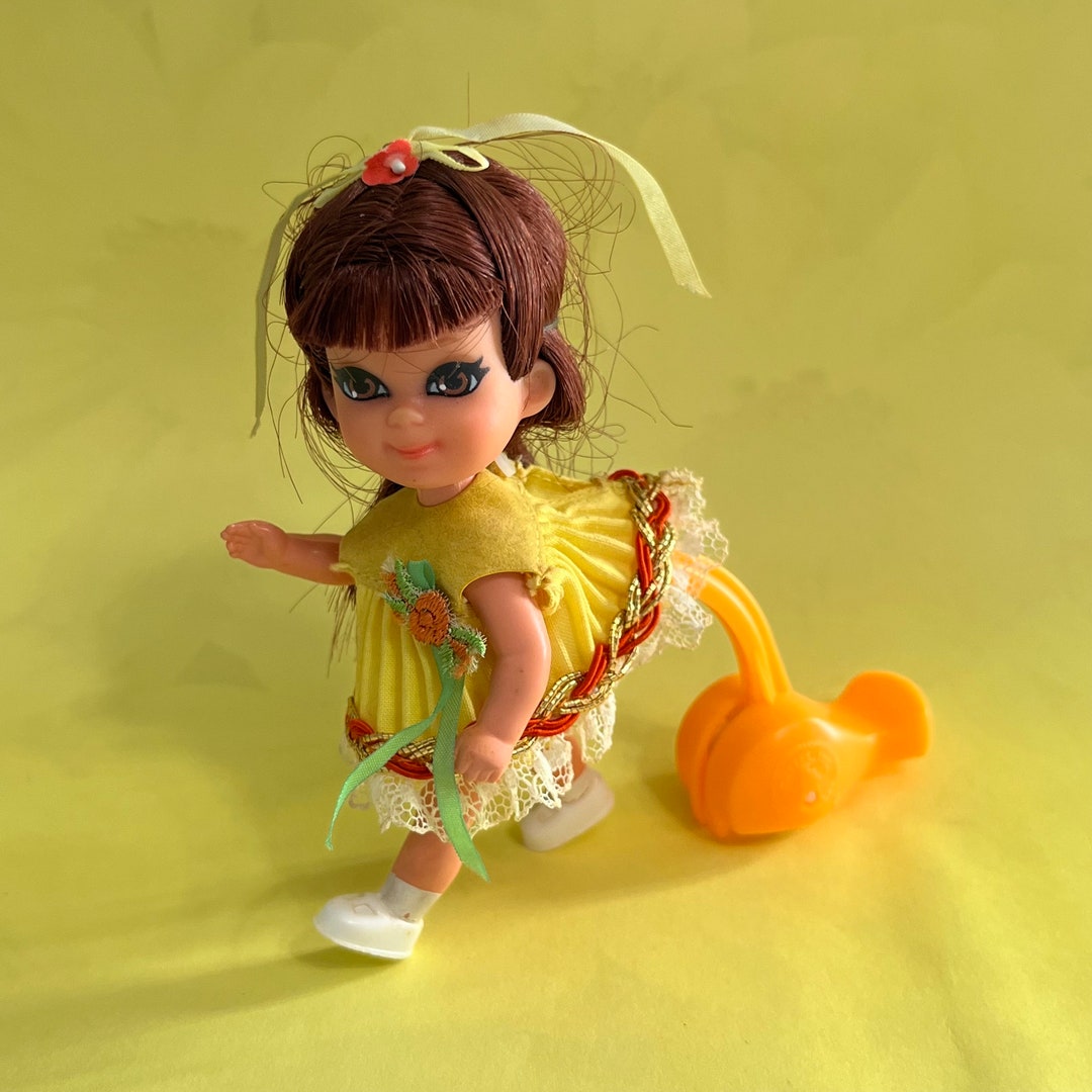 Liddle Kiddles Skediddle Sheila Mattel Brunette Girly Girl #3765 - Etsy