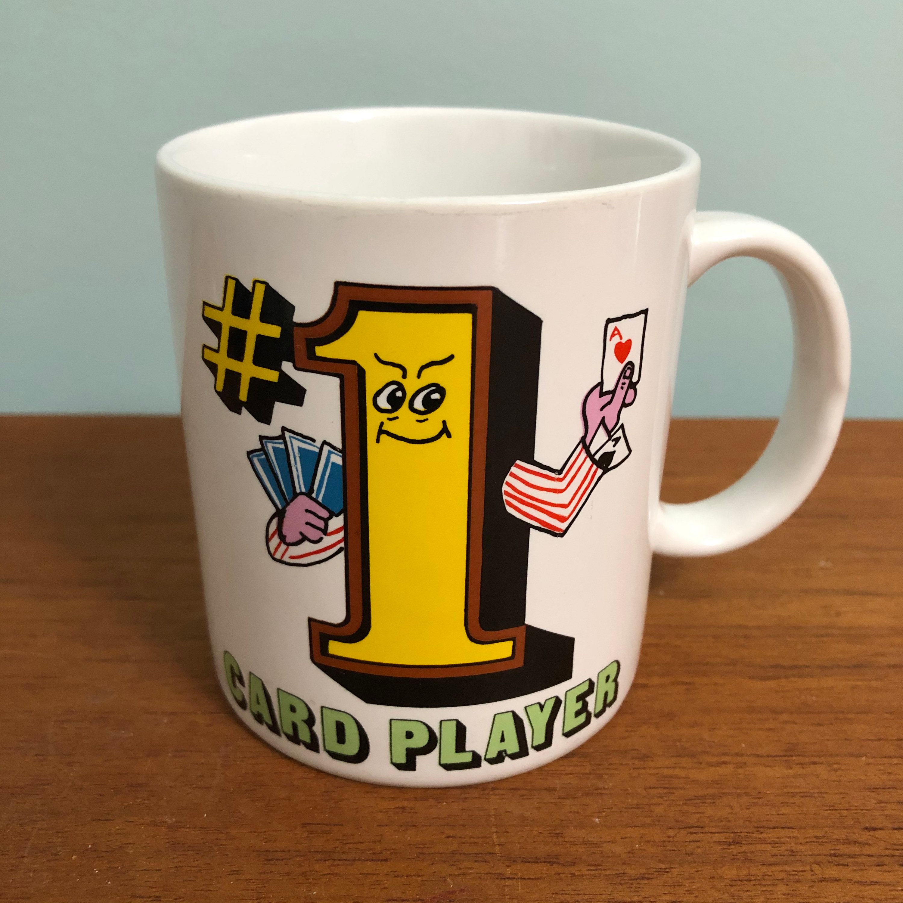 Number One 1 Card Player Mug Coffee Cup Poker Bridge Cribbage - Etsy