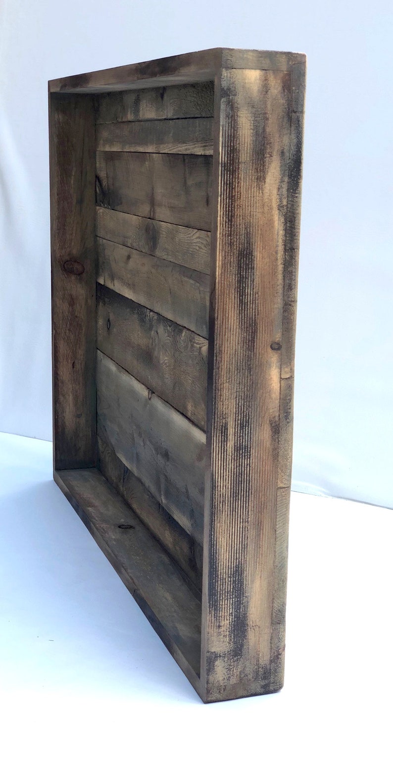Western John Wayne Inspired Display Case - 36"w X 28"h X 3"d | Artisan ...