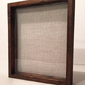 16 X 20 X 4d Shadow Box With Decorative Braided Frame Artisan Rustic ...