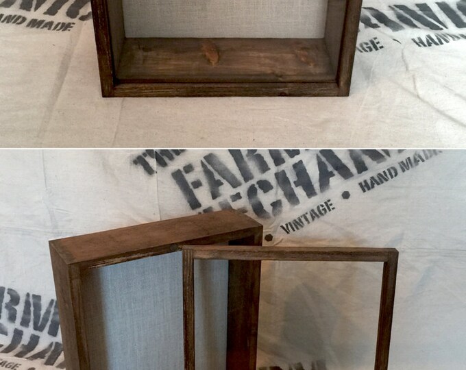Shadow Box 14x17x4 Artisan Rustic Collection - Etsy