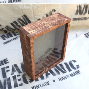 Shadow Box With Decorative Braided Frame, 18 X 24 X 3 | Artisan Rustic ...