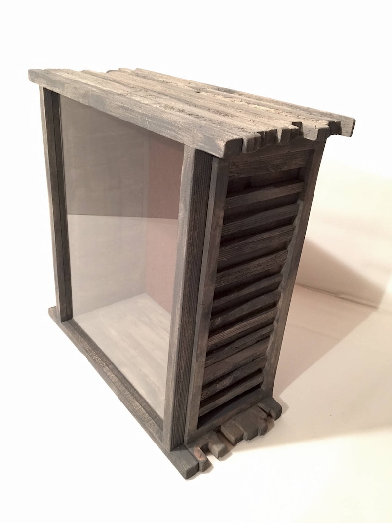Farmhouse Shadow Box Display Case 16 X 20 X 8 Artisan - Etsy