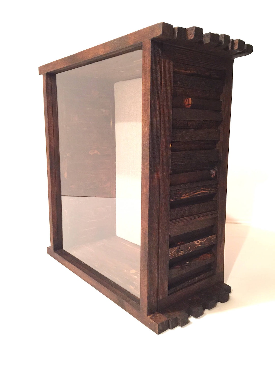 Farmhouse Shadow Box, Display Case, 16 X 20 X 4 | Artisan Rustic ...
