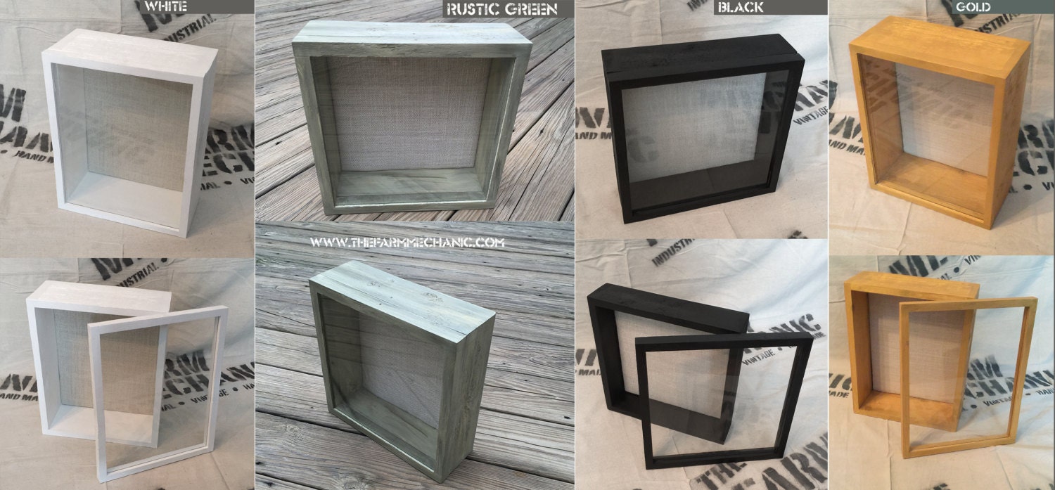 Deep Display Case 16x20x6 Rustic Shadow Box Artisan Rustic | Etsy